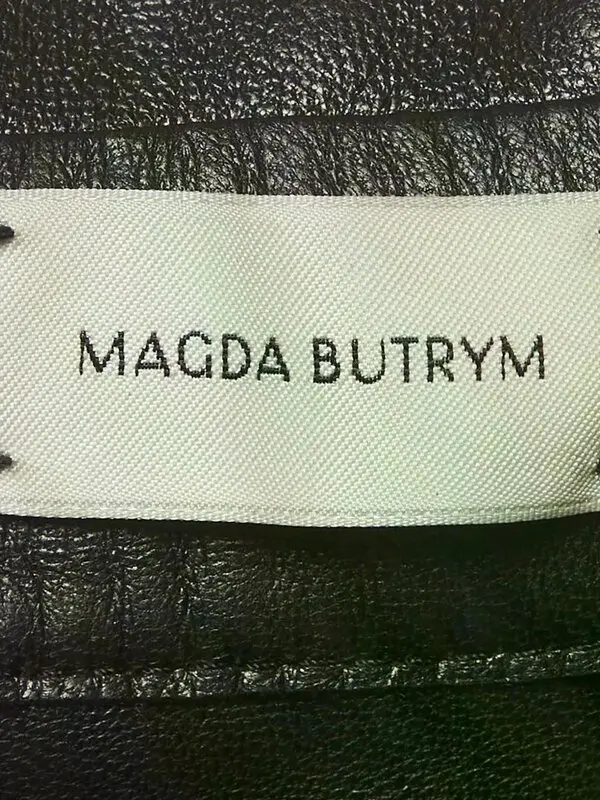 Magda Butrym Long-sleeve Leather Shirt