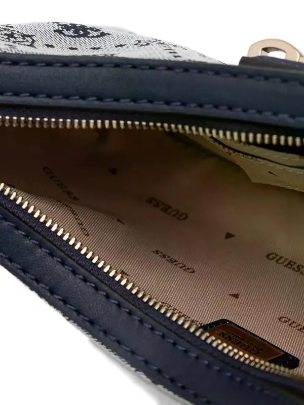 Guess Monogram Zip Tote Bag