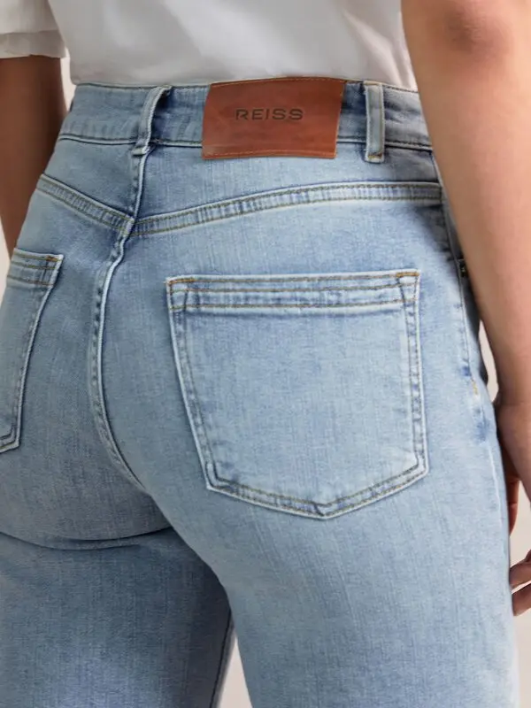 REISS Bonnie Mid-rise Flared Jeans