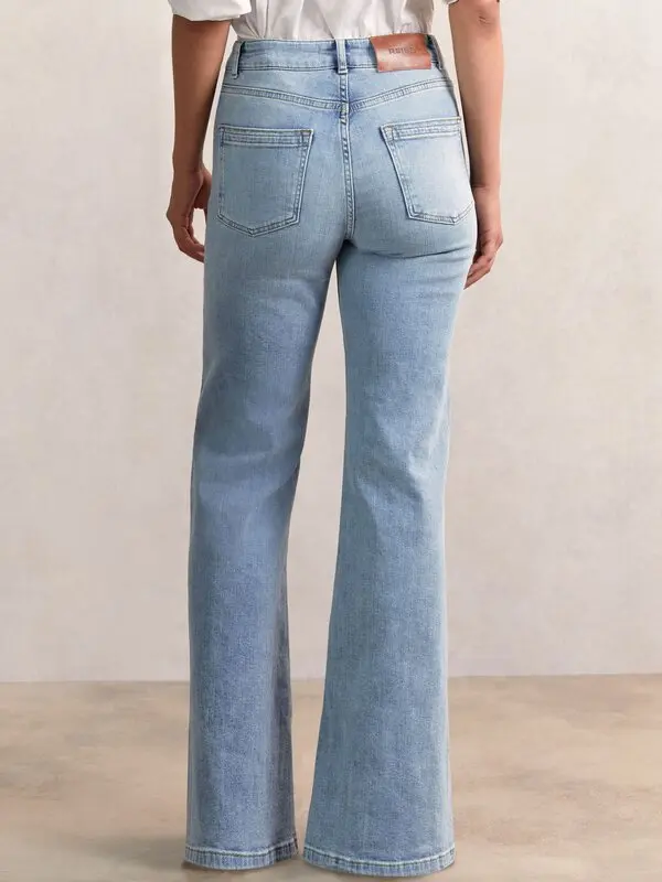 REISS Bonnie Mid-rise Flared Jeans
