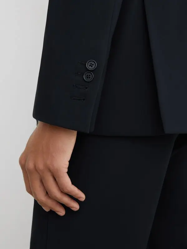 REISS Tailored Fit Jersey Single-breasted Suit Blazer