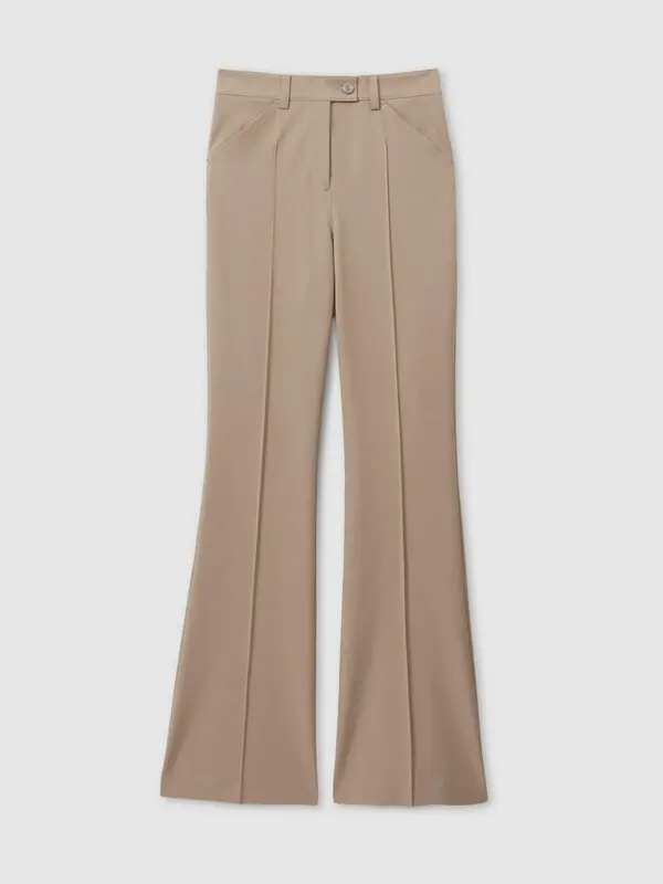 REISS High Rise Flared Trousers