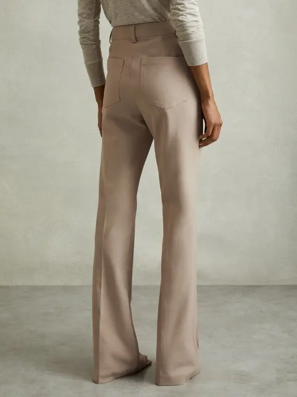 REISS High Rise Flared Trousers