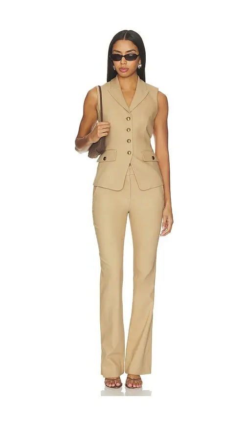 Veronica Beard Benny Vest In . Also