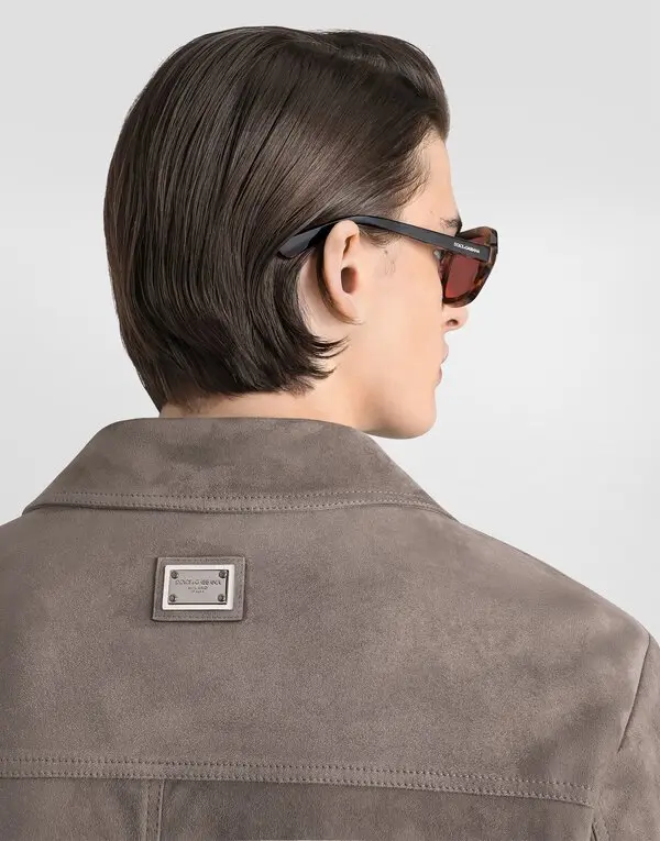 Dolce & Gabbana Giubbotto Coats And Jackets Gray