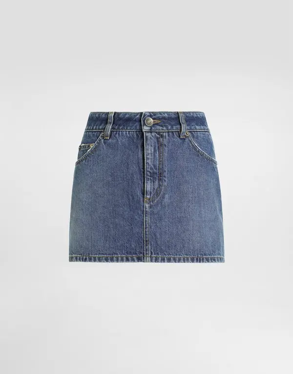 Dolce & Gabbana Denim Mini Skirt