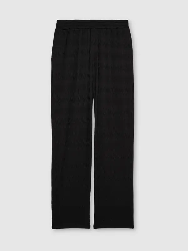 REISS Wave Jacquard Drawstring Trouser