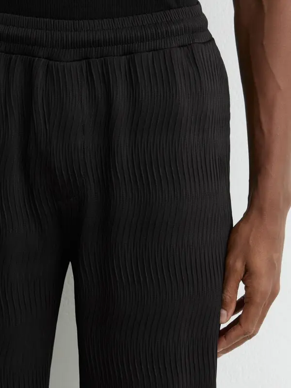 REISS Wave Jacquard Drawstring Trouser