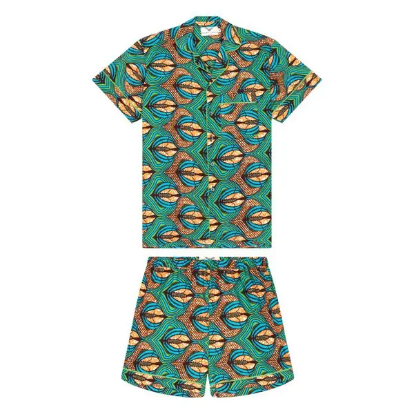 OHEMA OHENE African Print Cotton Pyjama Set