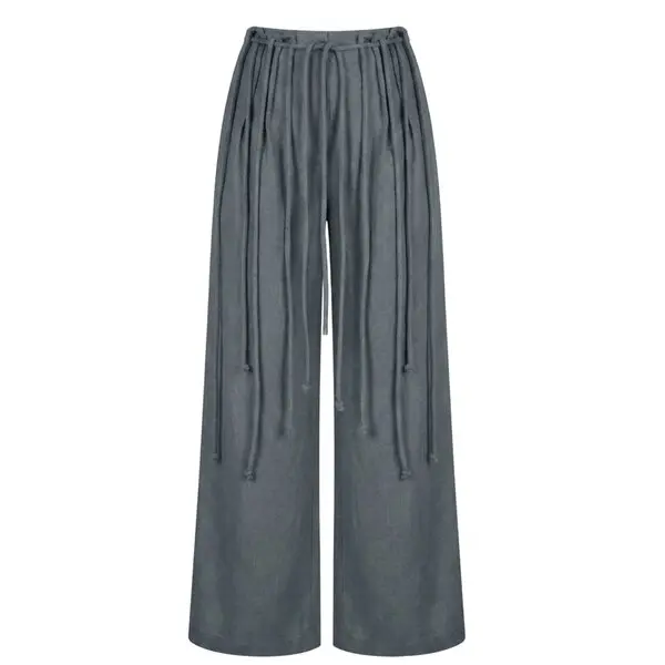 TAARACH & AMPERSAND Bound Trousers - Grey
