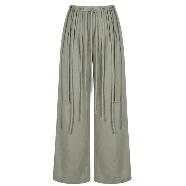 TAARACH & AMPERSAND Bound Trousers - Green