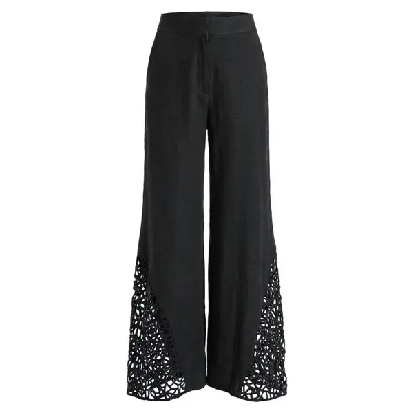 TAARACH & AMPERSAND Threadline Cocoon Pants - Black