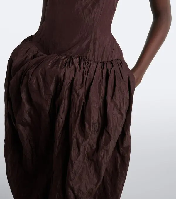 Magda Butrym Cotton-blend Bustier Dress