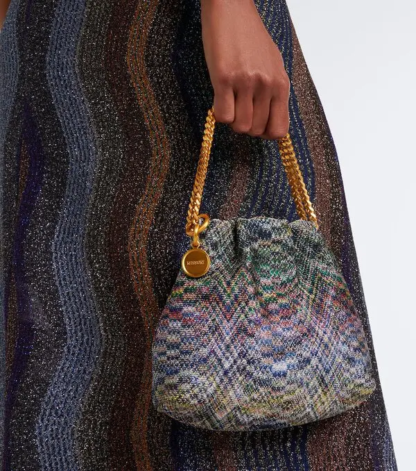 Missoni Mini Knitted Top-handle Bag