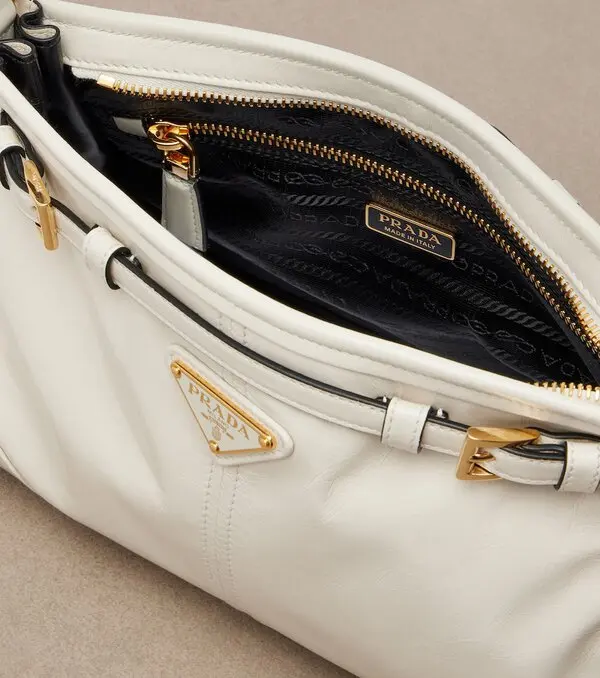Prada Bonnie Small Leather Top-handle Bag