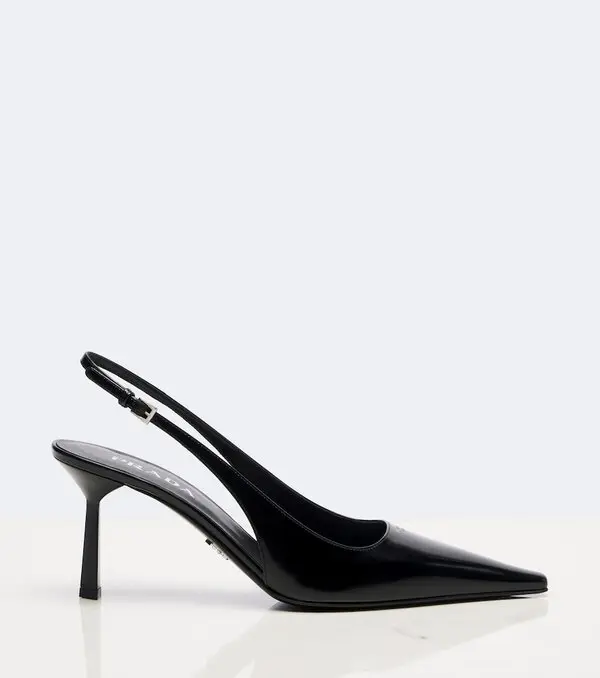 Prada Leather Slingback Pumps