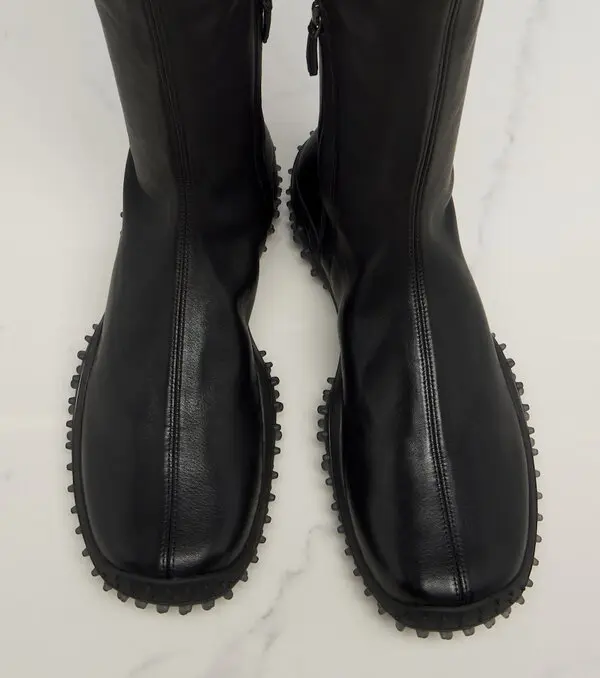 Miu Miu Leather Knee-high Boots