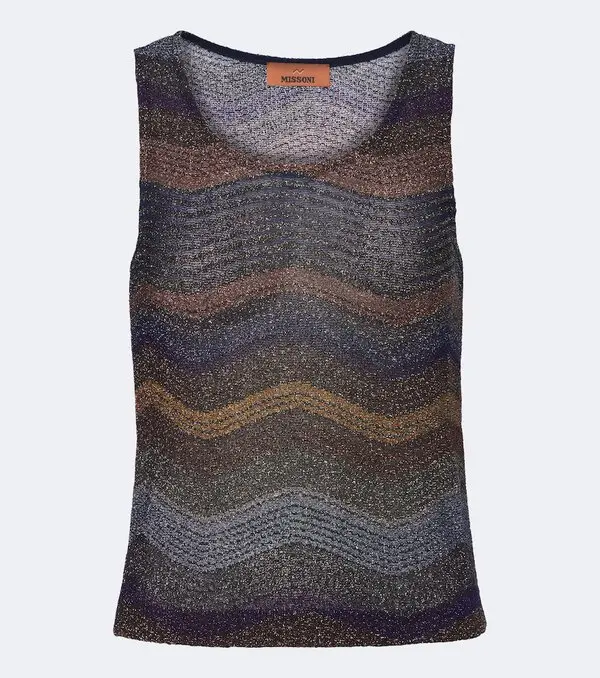 Missoni Wave Lame Top - Multicoloured