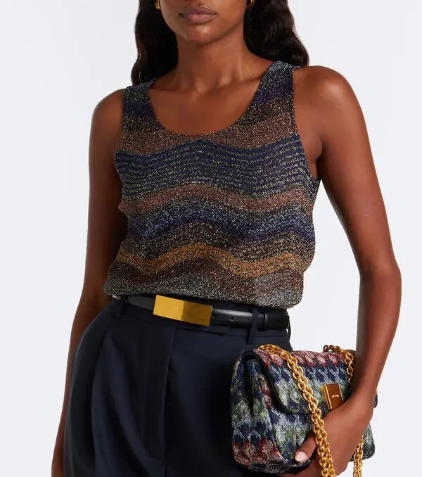 Missoni Wave Lame Top
