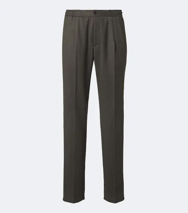 Rubinacci Virgin Wool Straight Pants