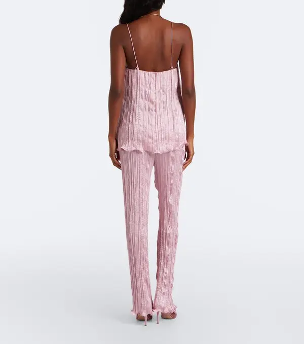 Posse Esme Satin Straight Pants