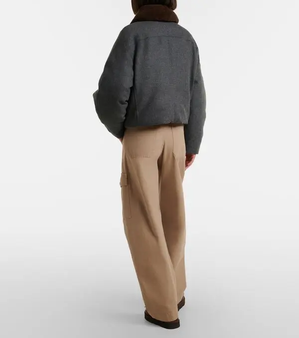Brunello Cucinelli Cotton Barrel-leg Pants