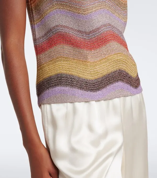 Missoni Wave Lame Top