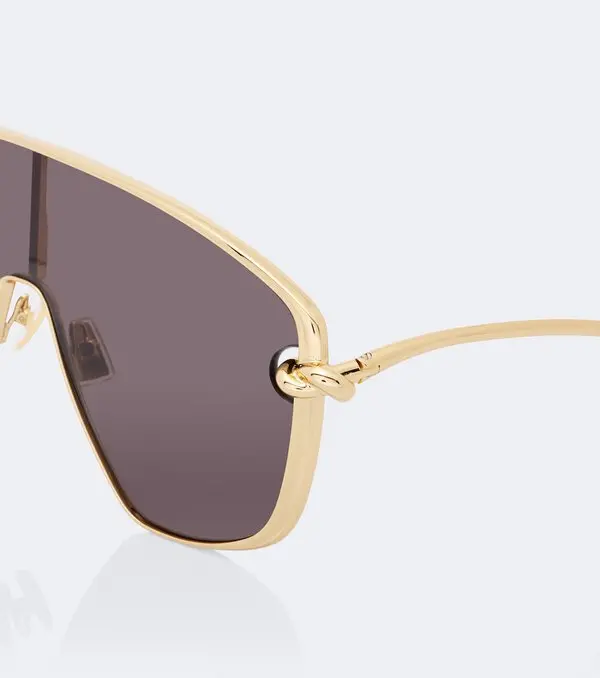 Bottega Veneta Knot Shield Sunglasses