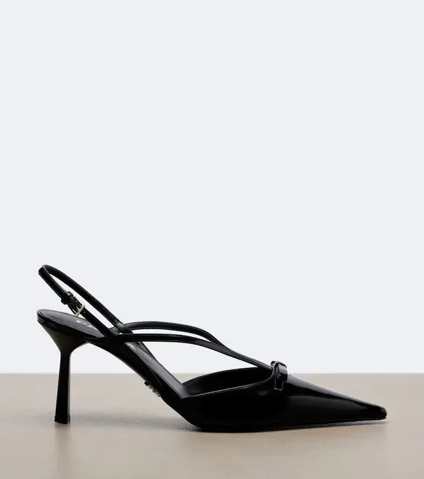 Prada Leather Slingback Pumps