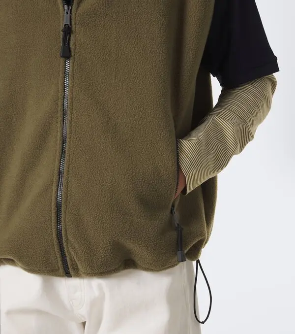 Miu Miu Fleece Zip-up Vest