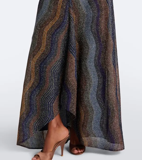 Missoni Knitted Lame Maxi Dress