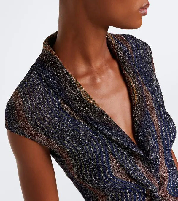 Missoni Knitted Lame Maxi Dress