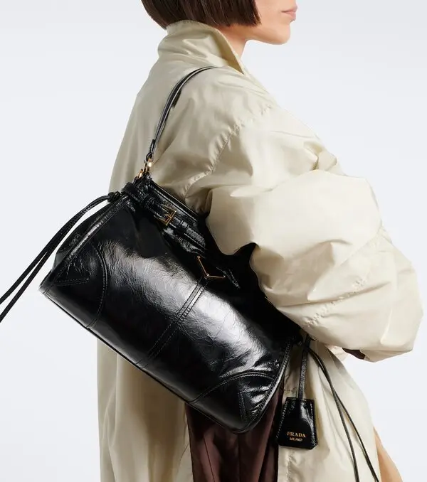 Prada Bonnie Small Leather Shoulder Bag