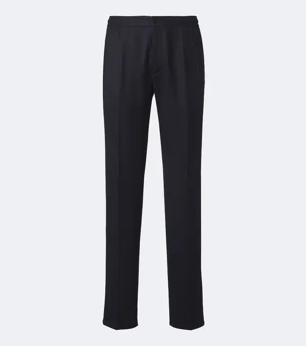 Rubinacci Virgin Wool Straight Pants