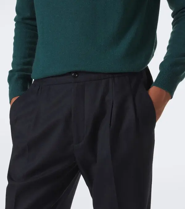 Rubinacci Virgin Wool Straight Pants