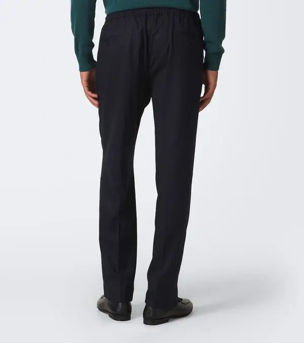 Rubinacci Virgin Wool Straight Pants