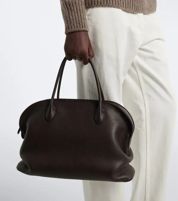 THE ROW Agnes 12 Leather Tote Bag