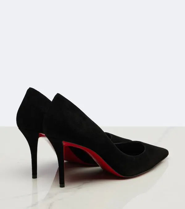 CHRISTIAN LOUBOUTIN Miss Z Suede Pumps