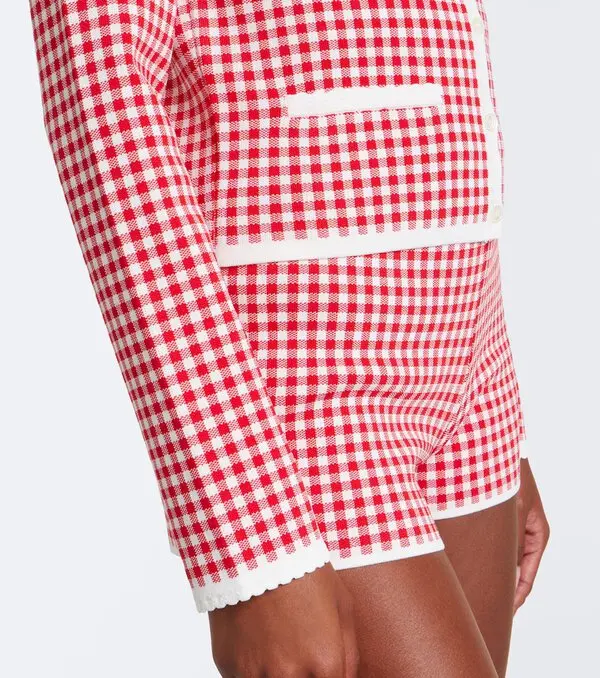 Posse Micah Gingham Cardigan
