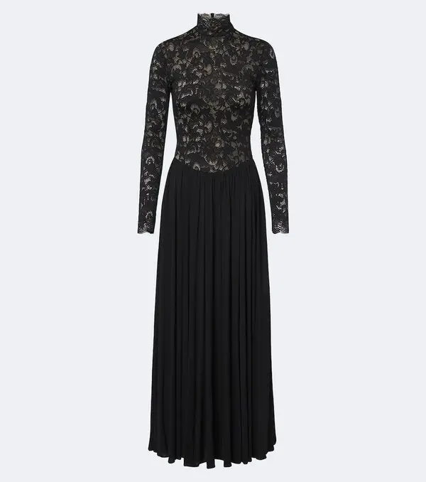 Zimmermann Lace And Jersey Maxi Dress