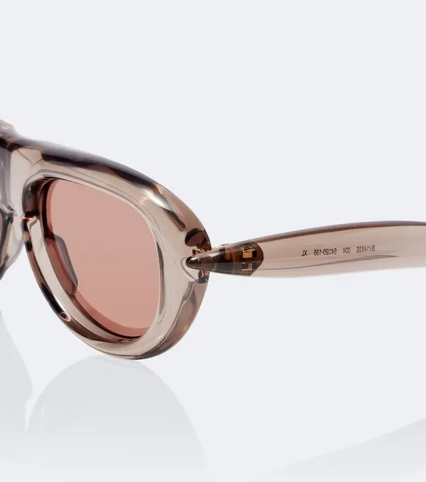 Bottega Veneta Sardine Aviator Sunglasses