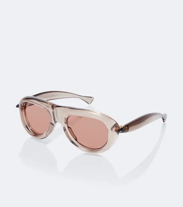 Bottega Veneta Sardine Aviator Sunglasses