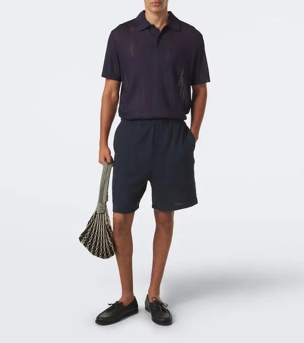 Missoni Zigzag Cotton-blend Bermuda Shorts