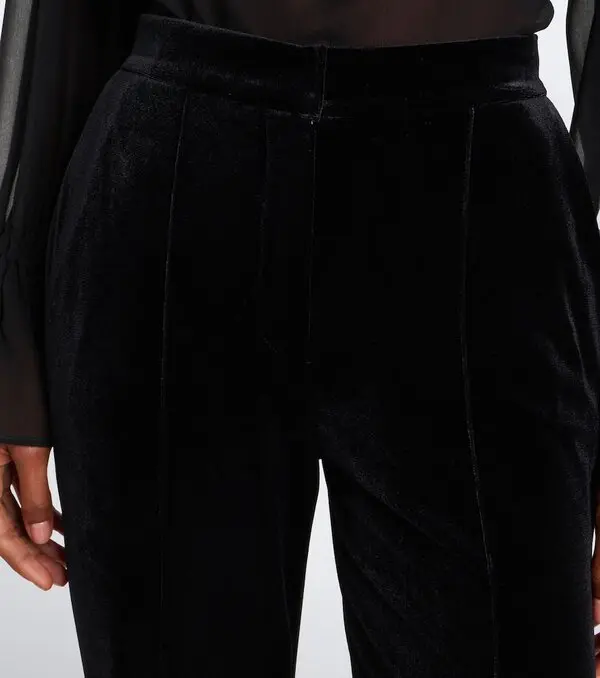 Elie Saab Velvet Flared Pants