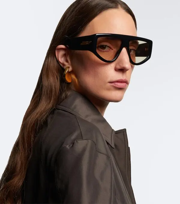 Bottega Veneta Ribbon Aviator Sunglasses