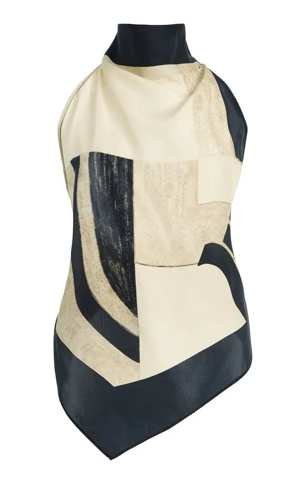 SIR. Sona Silk Halter Tie Top - Multi