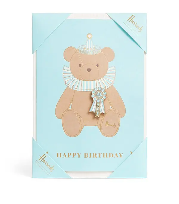 Harrods Rosette Pin Badge And Card