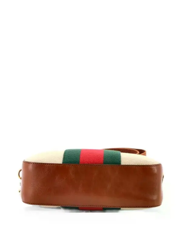 Gucci Camera Bag Vintage Web Canvas Crossbody Bag - Neutrals