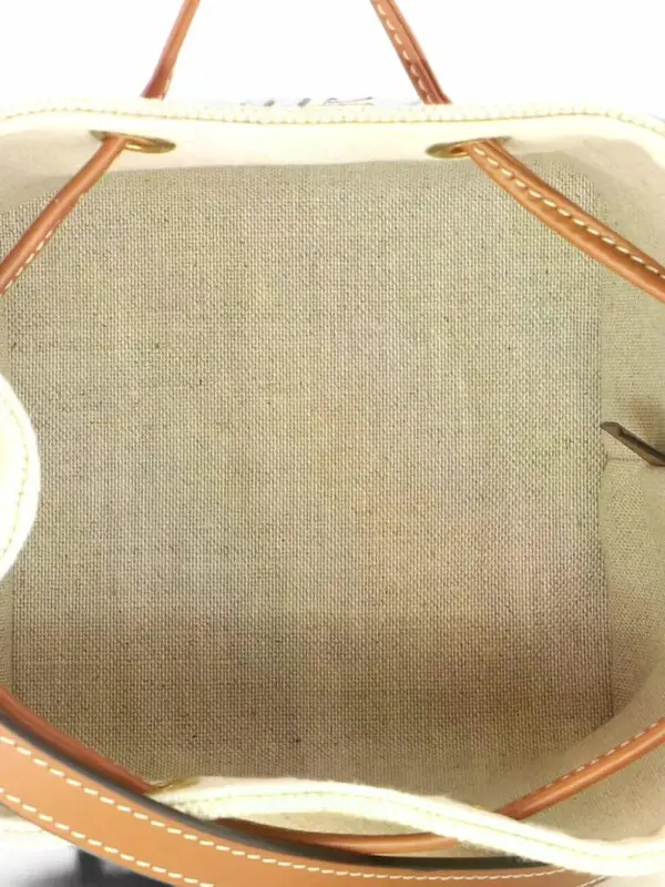 Celine Cailor Canvas Micro Bucket Bag