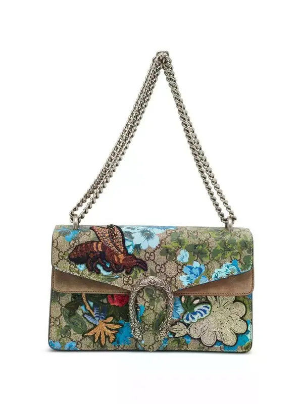 Gucci Dionysus Gg Blooms Shoulder Bag - Neutrals